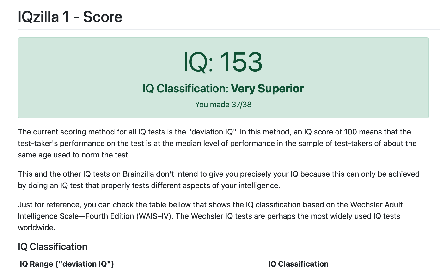 Brainzilla IQ test 3개 결과+Memorado 결과, 080925 : 무료아이큐테스트 커뮤니티